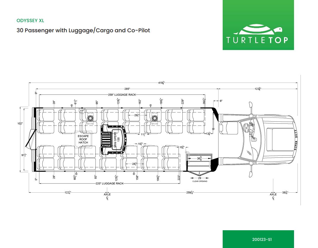 Now Taking Orders for F550 / F600 Turtle Top Odyssey XL – Southern Bus ...